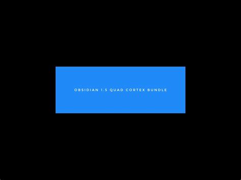 Obsidian 1 5 Quad Cortex Pack Amp Guru Profiles