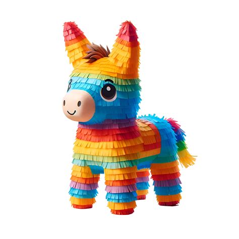 Cinco De Mayo Paper Pinata With Traditional Mexican Symbols Isolated On