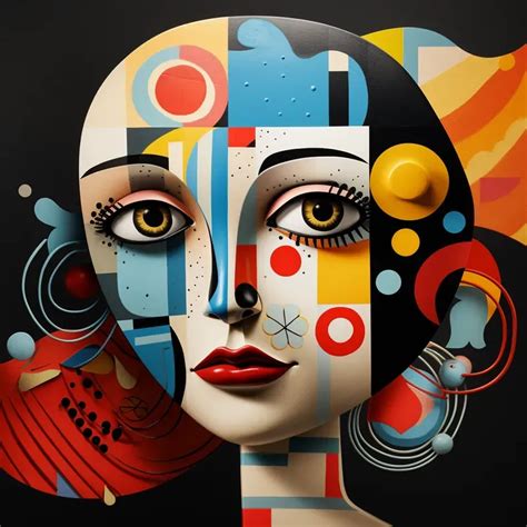 Picasso Cubic Face Paintings Midjourney Prompt Promptbase