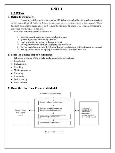Unit 1 Part A 1 Define E Commerce Download Free Pdf Computer
