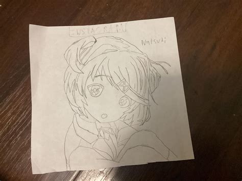 A Drawing I Did Of Natsuki Rddlc