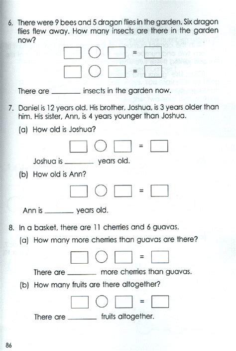 Primary Mathematics 1a Intensive Practice Exodus Books