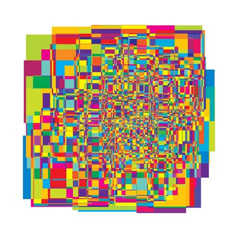 Random Rectangles Structure Vector Composition Pattern Stock Vector Illustration Of Irregular