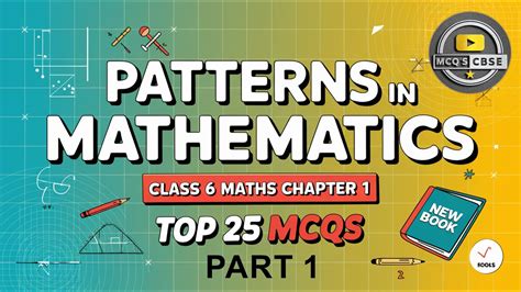 Patterns In Mathematics Class 6 Chapter 1 Mcq New Book L Mcqscbse L Mcq Pulse L Youtube