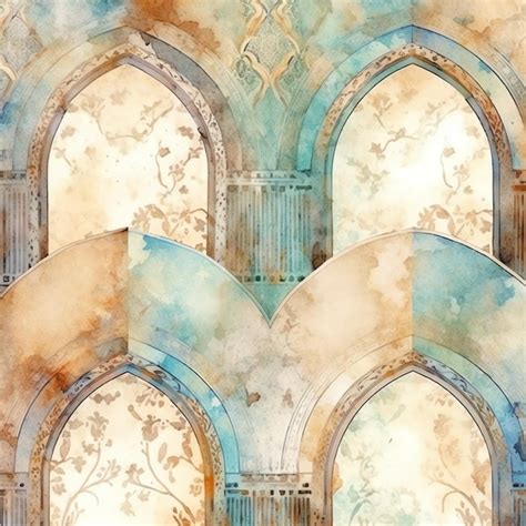 Premium Ai Image Arch Old Paper Vintage Digital Paper