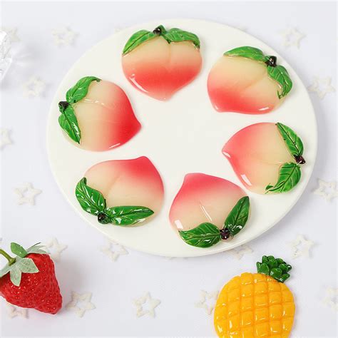 Mini Apple Lemon Slices Resin Fruits Model For Fes Vicedeal