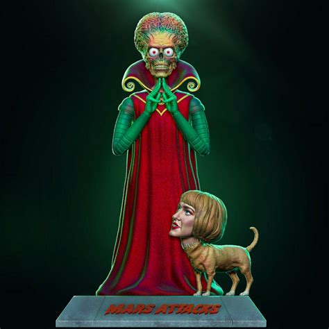Obj File Mars Attacks 🎃 ・3d Printable Model To Download・cults