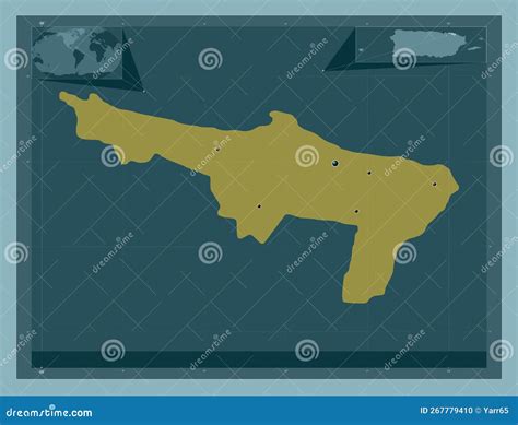 Loiza Puerto Rico Solid Major Cities Stock Illustration