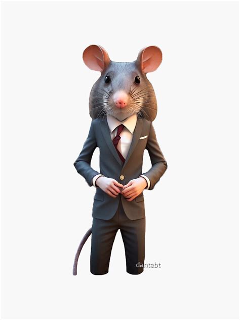 Humanoid Rat Sticker For Sale By Dantebt Redbubble
