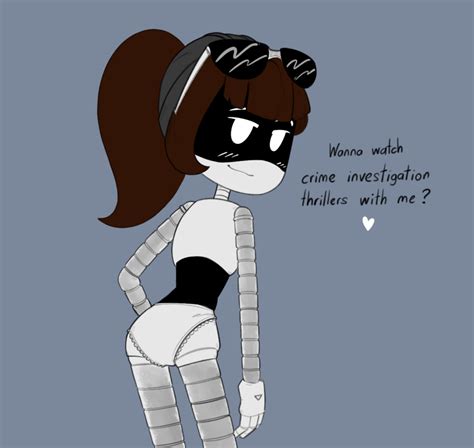 Rule 34 1girls Anonymous Artist Ass Blush Brown Hair Color Detective Drone Flat Ass Flat Chest