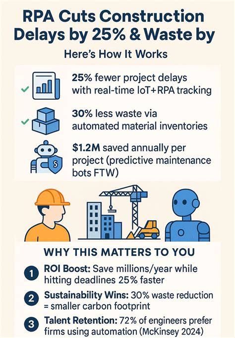 How Rpa Cuts Construction Delays And Waste Roberto Suarez Shool