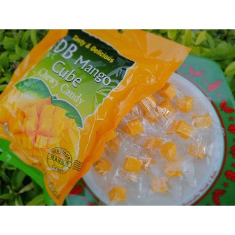 Halal Db Mango Cube Chewy Candy Qq 130g芒果软糖很q Mango Candy 90g Lazada