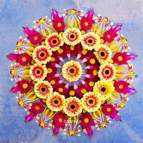 Colorful Flower Mandala Artwork