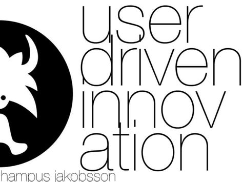 User Driven Innovation For Mah Ppt