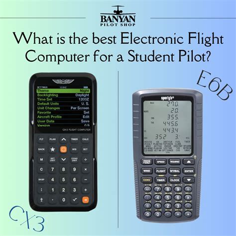 Best Electronic Flight Computers Asa Banyan Pilot Shop Facebook