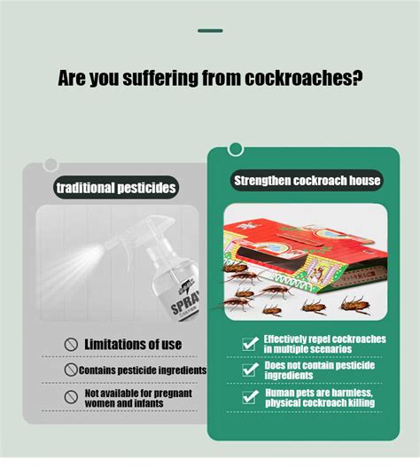 Free Roach Bait 】20pcs Cockroach Killer Repeller Roach Traps Roach