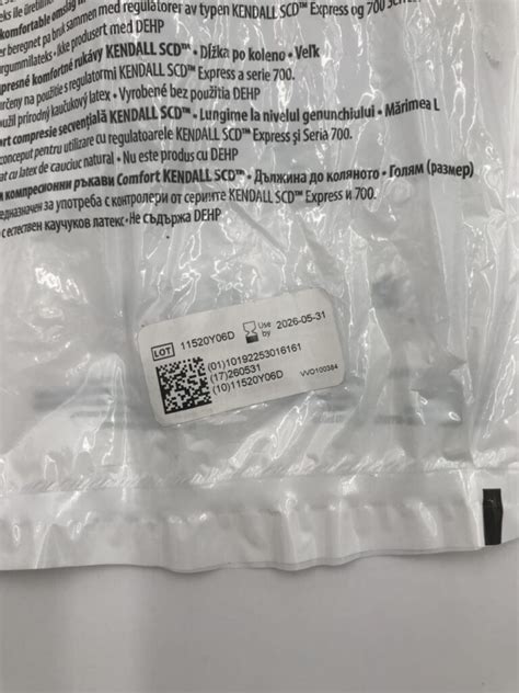 Cardinal Health 74023 Kendall Scd Sequential Compression Comfort Sleeves Knee Length Large Gb