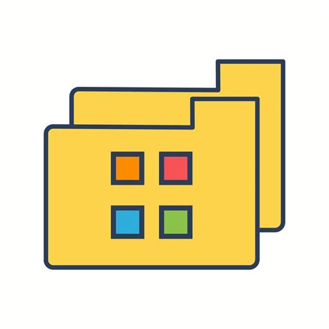 File Manager Vector Icon 16612287 Vector Art At Vecteezy
