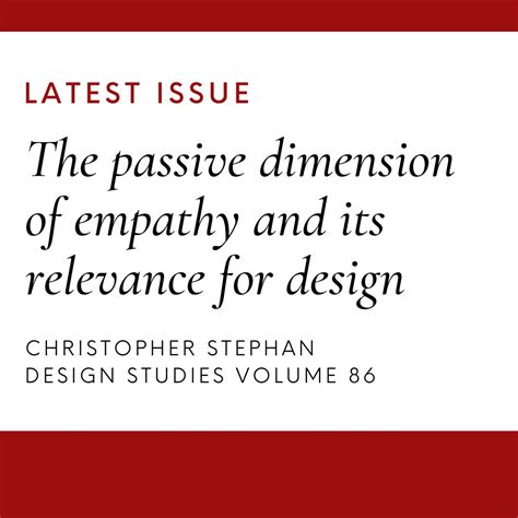 In My Masters Research I Proposed A Framework For Empathy Which