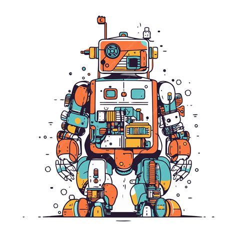 Premium Vector Robot Artificial Intelligence Concept Vector