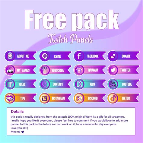 16 Free Twitch Emote Pack Meemas Ko Fi Shop