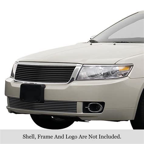 Aps 2007 2008 Lincoln Mkz Black Stainless Steel Billet Grille 8x6