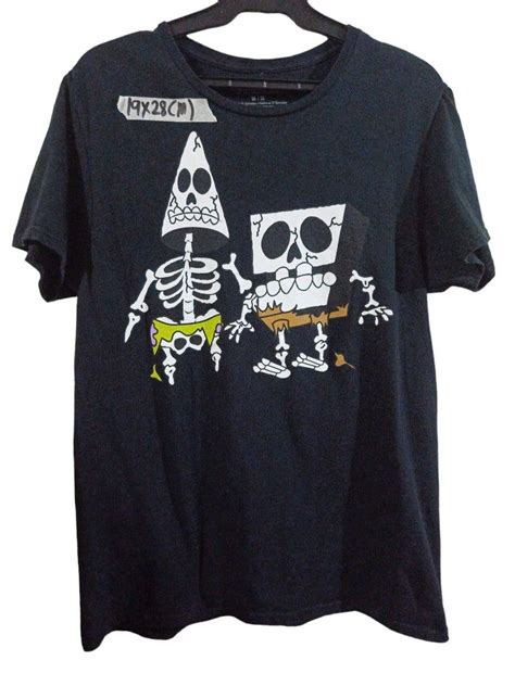 Spongebob And Patrick Skeleton Womens Fashion Tops Shirts On Carousell