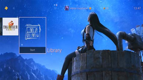 Ff7r Final Fantasy Vii Remake Tifa Ps4 Dynamic Theme Preview