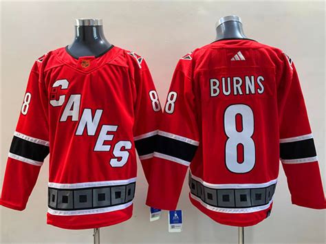 Carolina Hurricanes 8 Brent Burns Red Reverse Retro 20 Jersey Tte