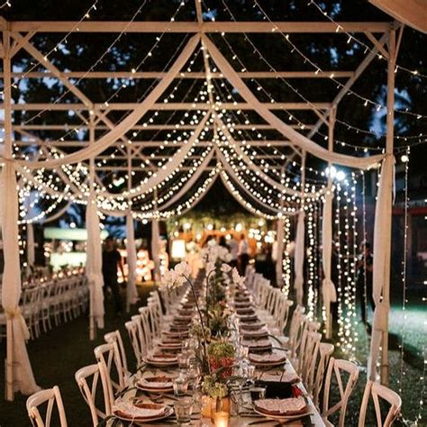 White String Lights Eventdesign