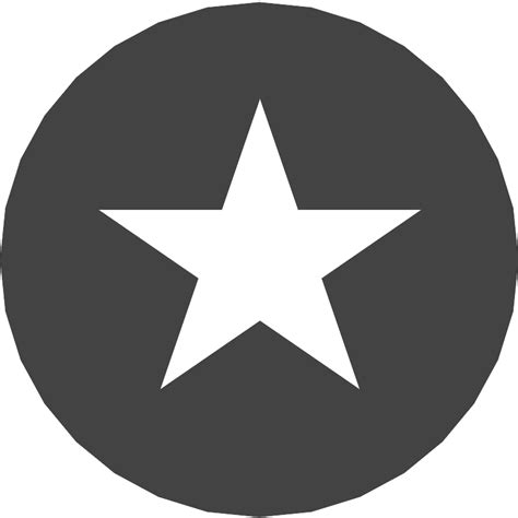 Circle Star Vector Svg Icon Svg Repo