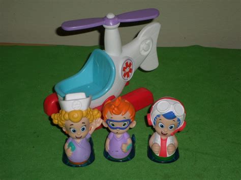Nickelodeon Bubble Guppies Helicopter Deema Lot 1881451535