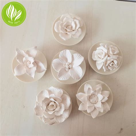 Aroma Passive Ceramic Flower Diffuser With Base Holiday T Ceramic Flower Diffuser And