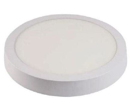 Placa De Led 18w Sobrepor Redondo Branco Frio 6500k Luminária
