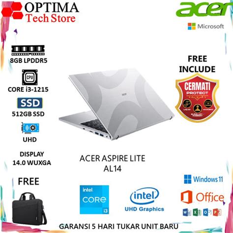 Jual Acer Aspire Lite Al Core I Ram Gb Gb W Ohs Wuxga Ips Unit Only Gb