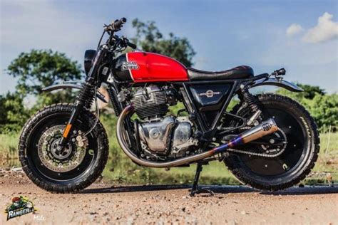 This Custom Royal Enfield Interceptor 650 Looks Rugged And Off Road Ready