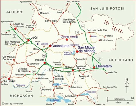 Mapa De Guanajuato