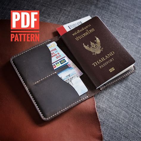 Passport Wallet Pattern Etsy