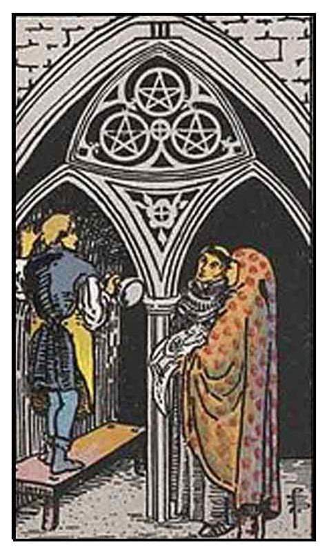 3 Three Of Coins Tarot Card Meaning Tarot Skills
