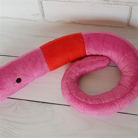 Marcus The Worm Plush Etsy