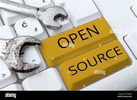 Text Showing Inspiration Open Source Internet Concept Contains The