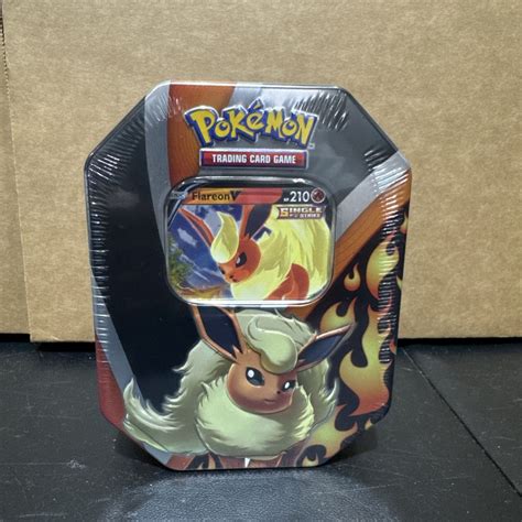 Pokemon Eevee Evolutions Tin Flareon V
