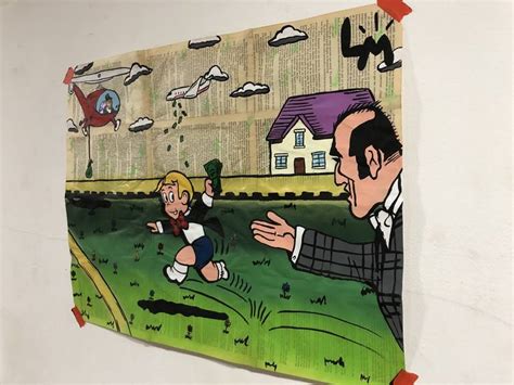 The Adventures Of Richie Rich Monopoly Edition Painting By Luis Mesa