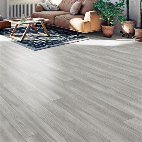 Gray Sheet Vinyl Flooring Grey Wood Effect Anti Slip Vinyl Flooring