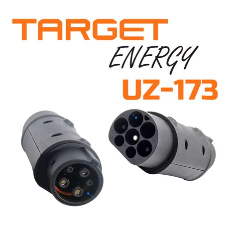 מתאם כבל טעינה לרכב חשמלי מtype 2 ל Type 1 Uzeb