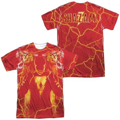 Shazam Movie Whats Inside Sub Short Sleeve Adult Poly Crew T Shirt