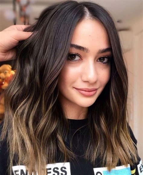 Black Hair With Brown Tips