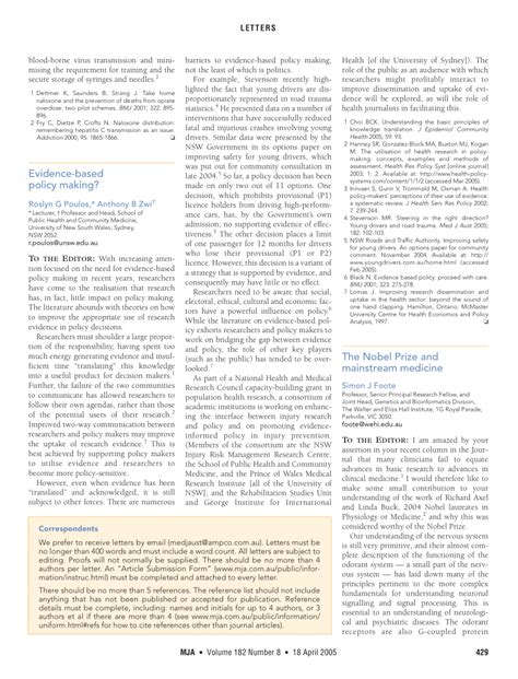 Pdf Evidence Based Policy Making