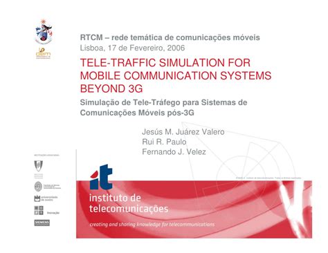 Pdf Tele Traffic Simulation For Mobile Communication Systems Beyond 3g