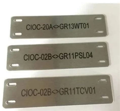 Stainless Steel Labels At ₹ 30square Inch Steel Tag In Chennai Id 2850453796973